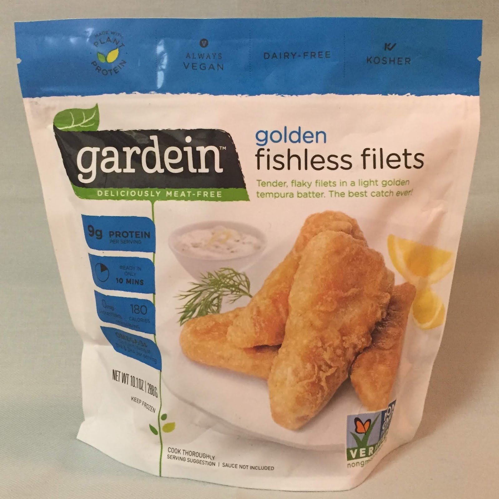 Vegan Adjacent: Review: Gardein Golden Fishless Filets
