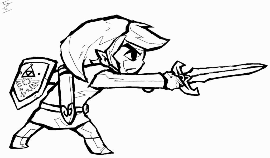 Toon Link Coloring Pages ~ Coloring Pages