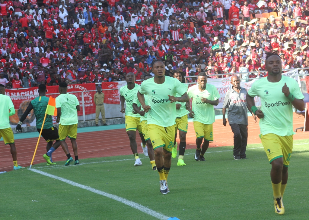 MATUKIO YA PICHA MTANANGE WA WATANI WA JADI SIMBA SV YANGA JAN 4 2020 ...