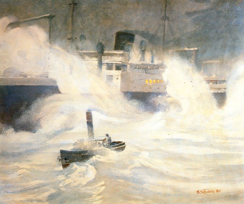 Painting of Adolfo Estrada artist, Adolfo Estrada paintings