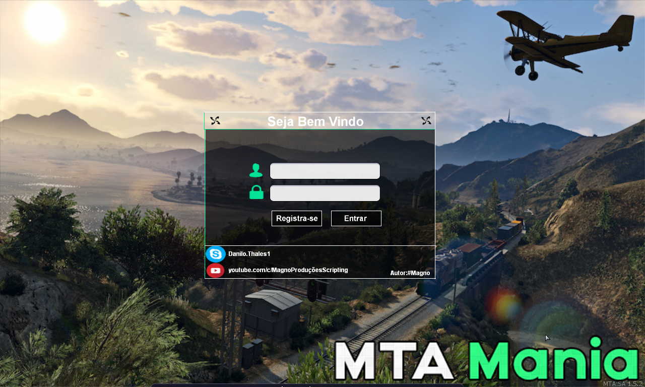 Painel de login em DX - MTA Brasil