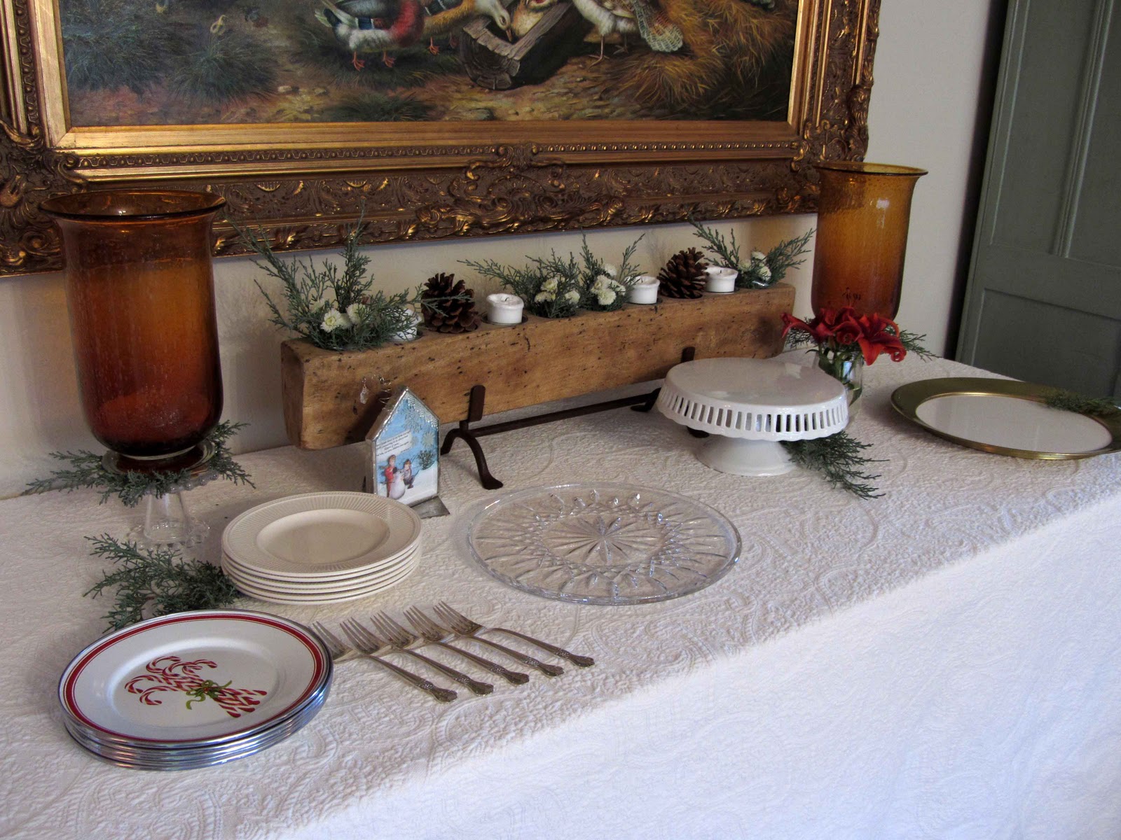 Creative Journeys: New Year's Day Buffet Tablescape