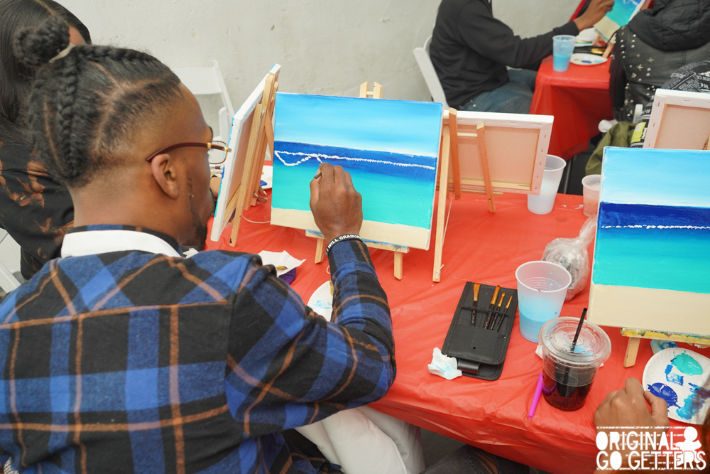 OriginalGoGetters: Paint sip and vibe 2-14-2021