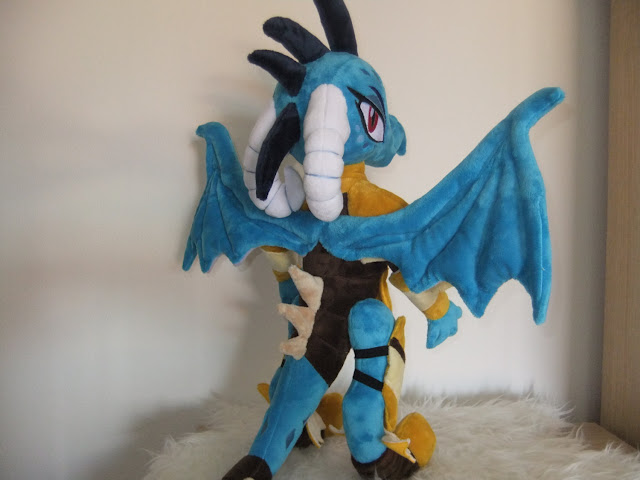 Equestria Daily - MLP Stuff!: Impressive Armored Ember Plushie