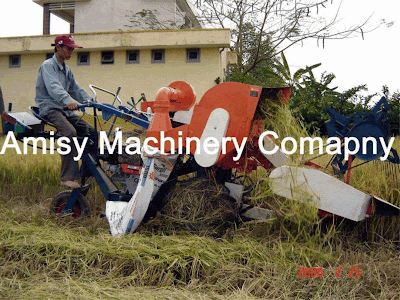 PETANI INDONESIA: Small Rice Combine Harvester