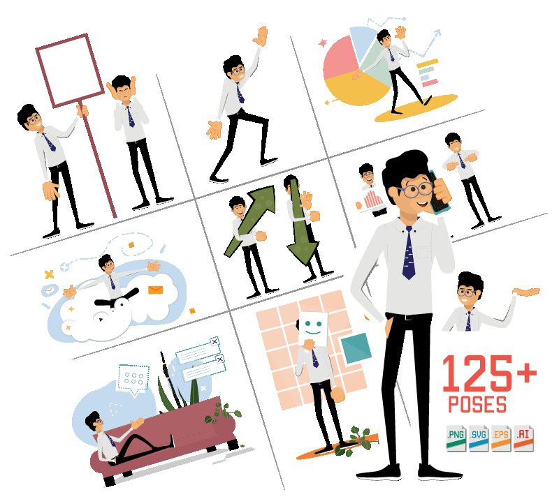 Animation Guides: Albert Illustrations Pack