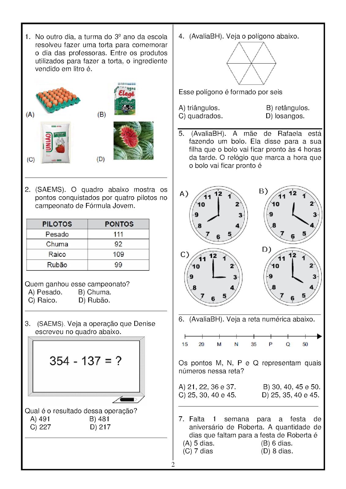 Avaliacao De Matematica Para O 3 Ano Brainstack Otose - vrogue.co Avaliacao De Matematica Para O 3 Ano Brainstack Otose - vrogue.co