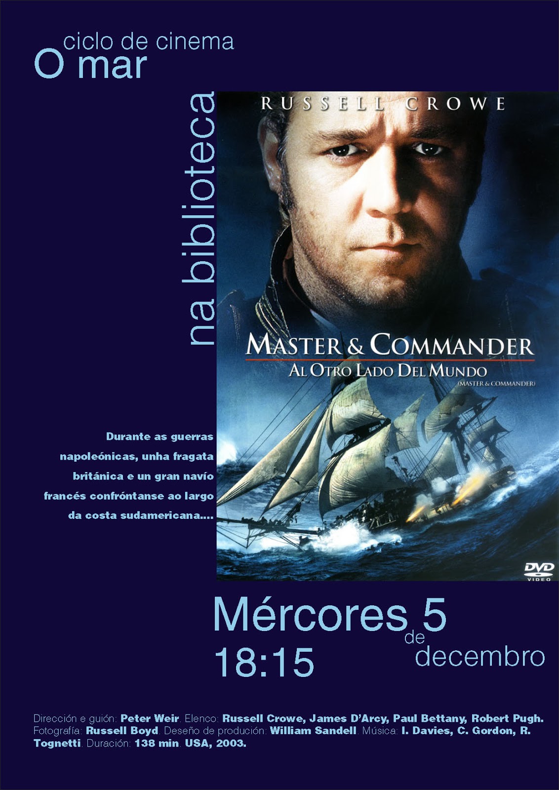 Biblioteca Salvador de Madariaga: MASTER AND COMMANDER