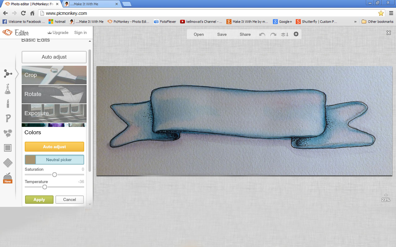 ...Make It With Me: How I Edit My Drawings for Use as Headers