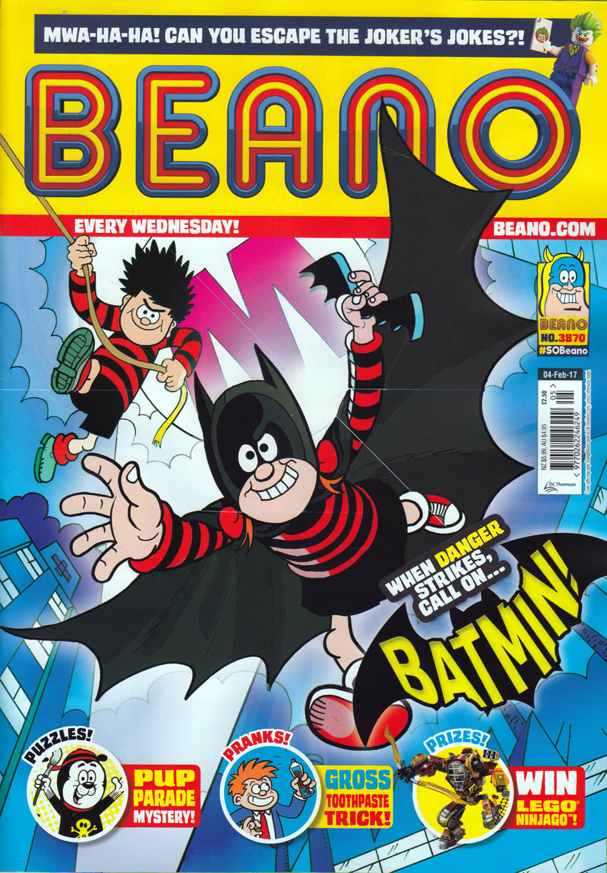 BLIMEY! The Blog of British Comics: This week's BEANO (No.3870)
