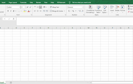 How to create excel sheet