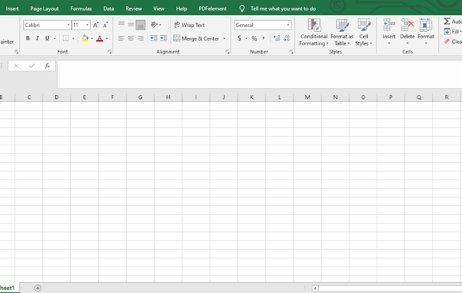 How to create excel sheet