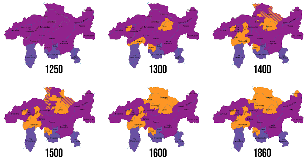 The Germanization of the Grisons: From the 13th Century to Today