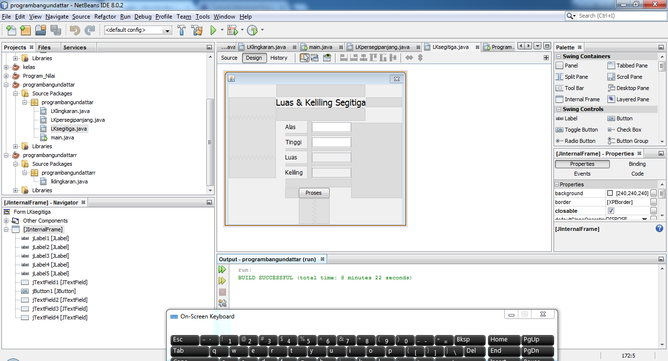 rekomendasi program java: Program Java untuk menghitung luas dan keliling Lingkaran ...