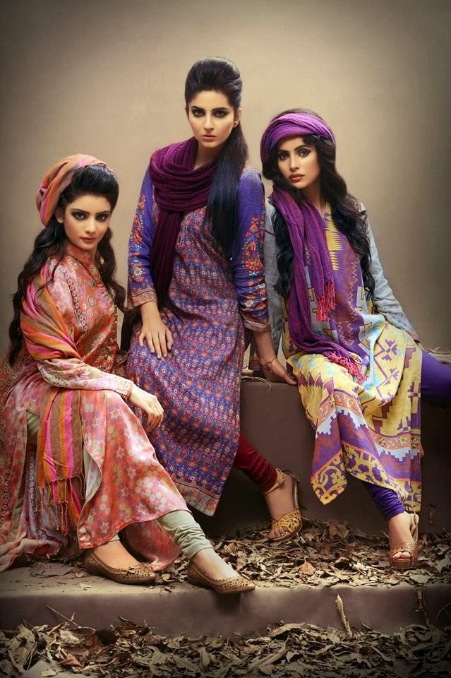 ChenOne Ladies Wear 2014-2015 | Pakistani Digital Printed Dresses ...
