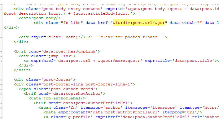 How To : Adding Facebook Like Button On Blogger's Each Post. - Blog Tipster