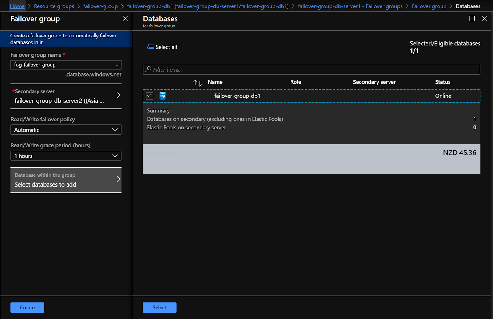 Anupama Natarajan: Data Platform Tips 3 - Auto-failover groups