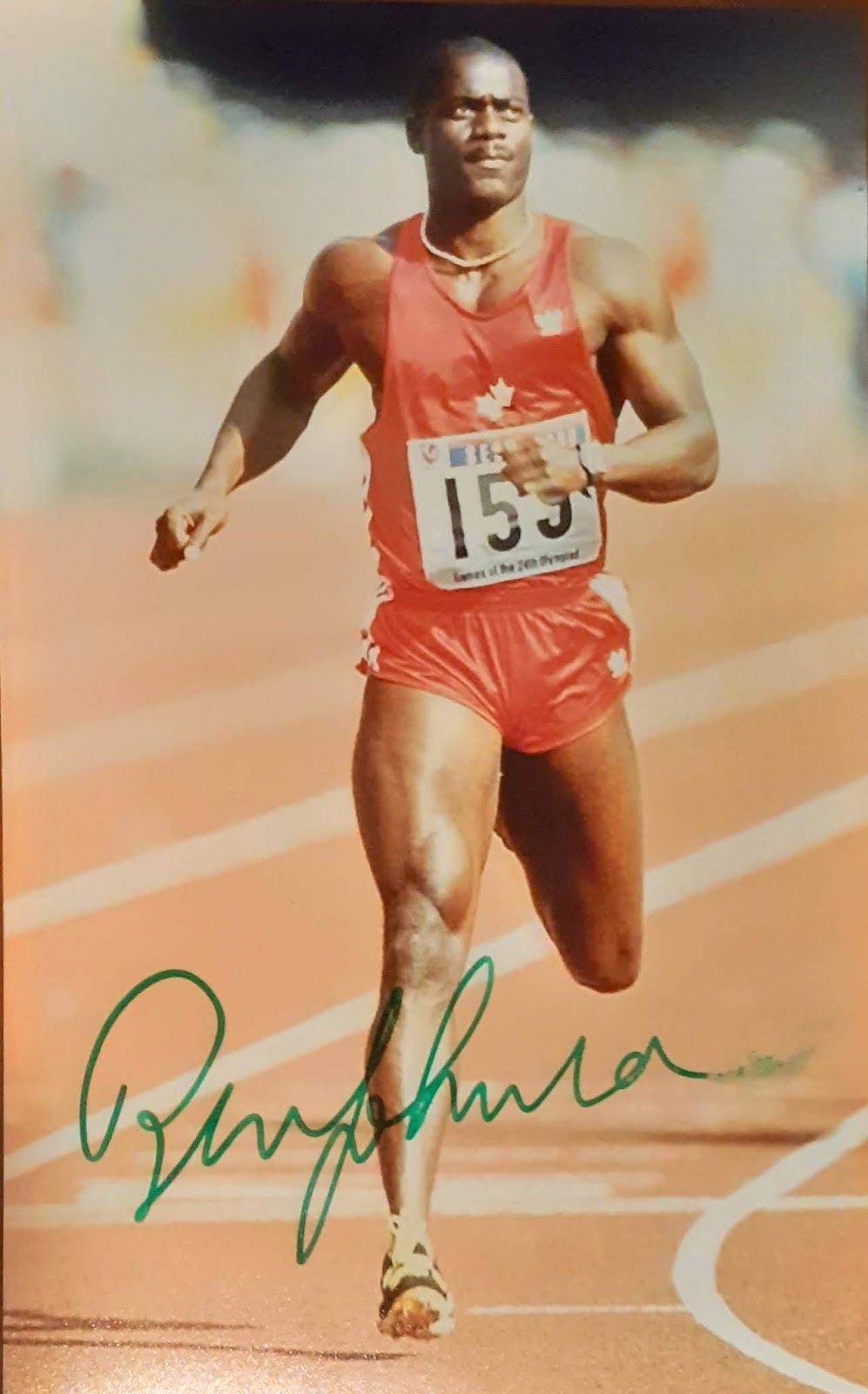 Autograph VIP: Ben Johnson, a Jamaican-born Canadian former sprinter ...