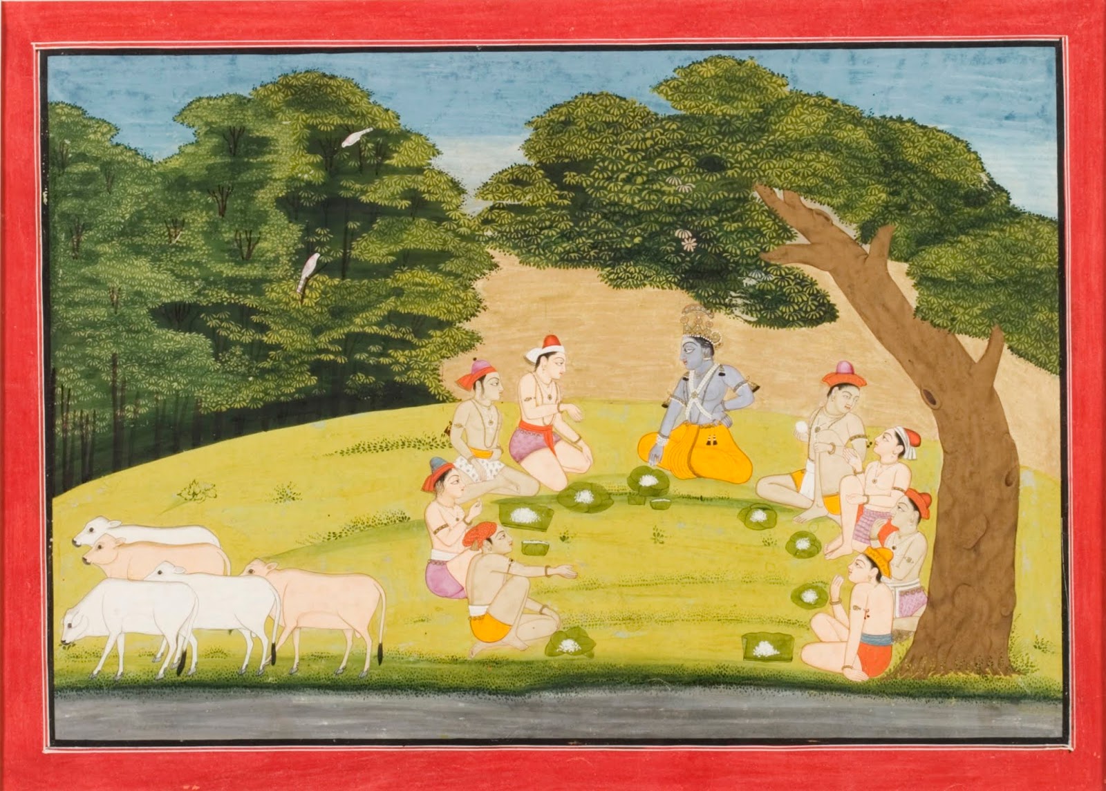 Atelier of india: Fattu and His large Guler Basohli Bhagavata purana