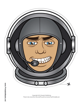 Astronauts Free Printable Masks. - Oh My Fiesta! in english