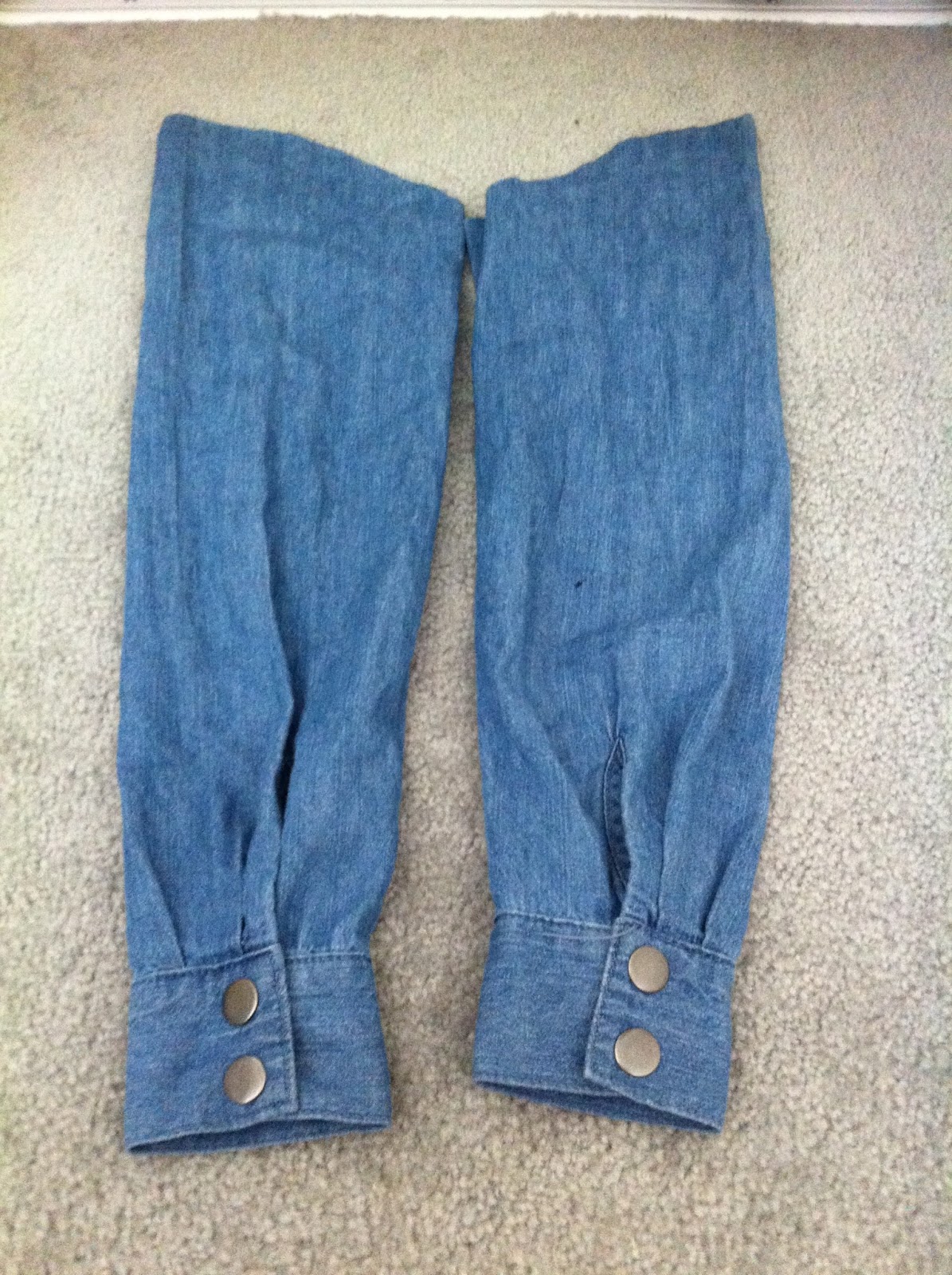 Sew Trendy: DIY Accessories: Bejeweled Denim Cuff