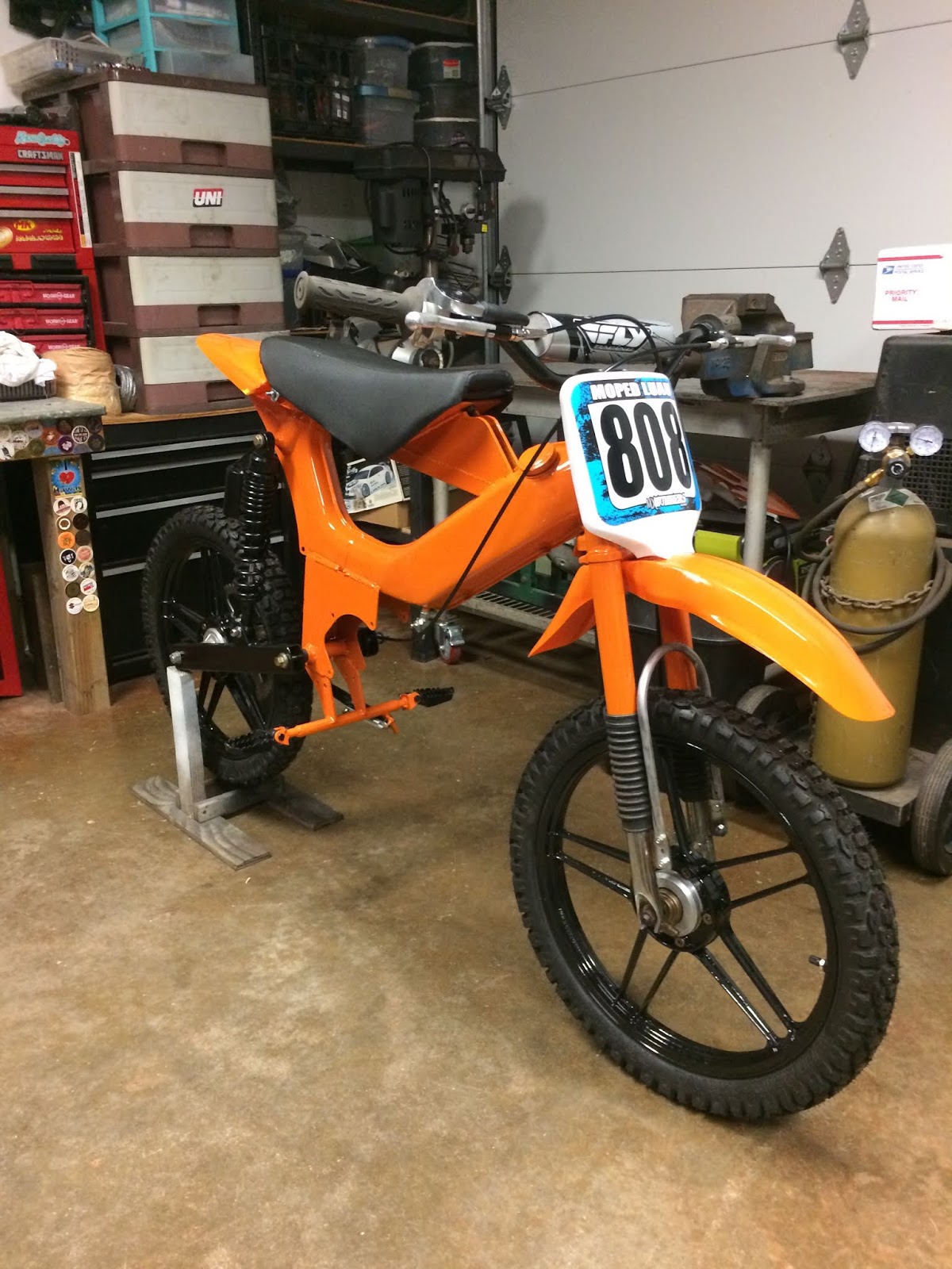 Moped Luau: Puch Tomos Motocross Build Story: Chapter 2