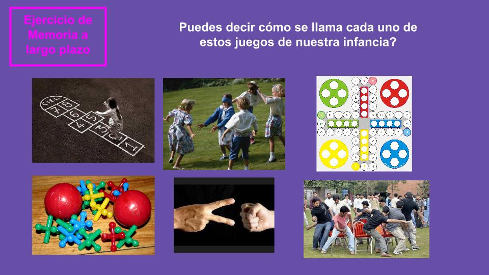 Ejercita la Memoria a Largo Plazo ~ Inténtalo