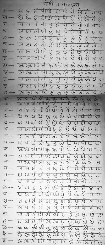 Information is important : मराठी मोडी लिपी/Marathi modi lipi script