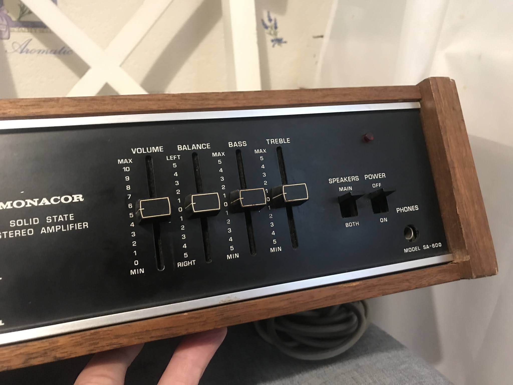 Infrequent Sound [sex.tex] technology: Monacor SA-600 Solid State ...