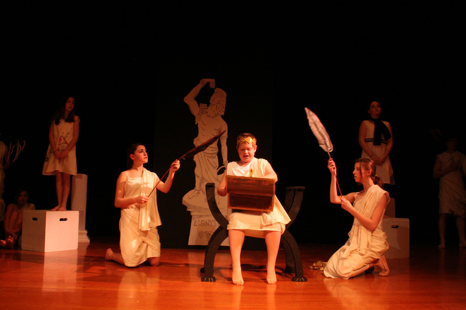 "Circus Olympus" ... Greek Theatre!: King Midas Production Photos