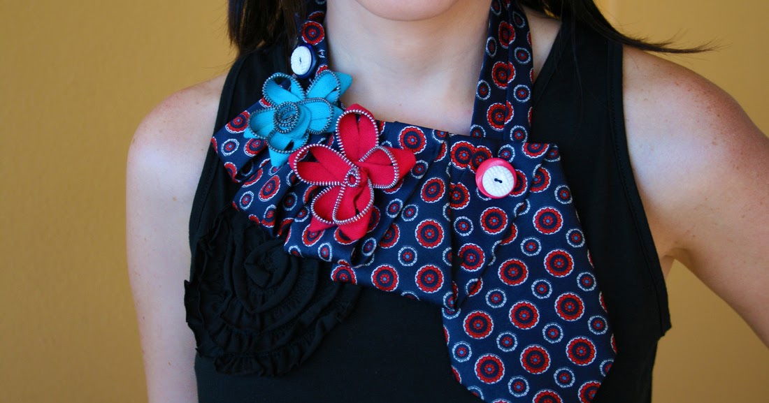 Upcycle: Repurposed neck ties & zippers | the ReFab Diaries