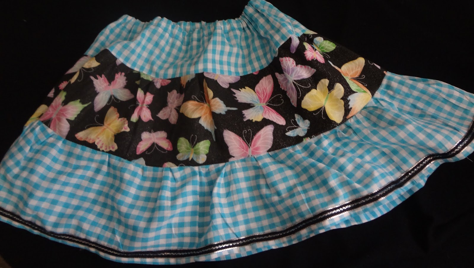 Sew Easy With Me: How to make a butterfly skirt without a pattern and ...