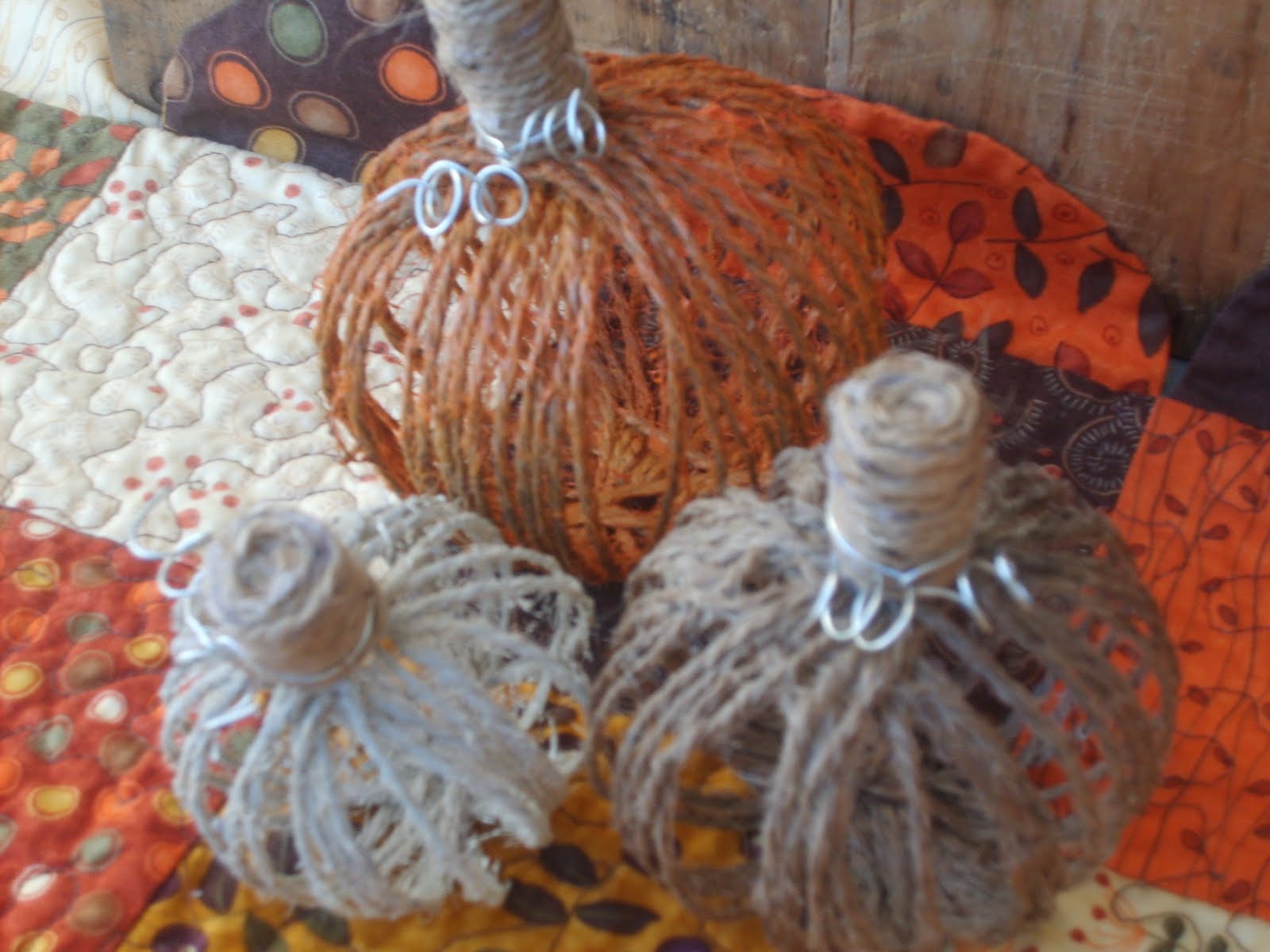 Craft Critters: Jute Pumpkins
