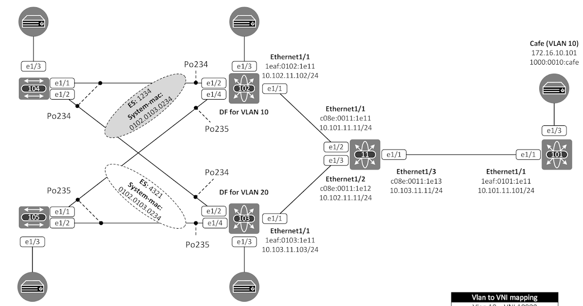 The Network Times: EVPN ESI Multihoming Part III: Data Flows and link ...
