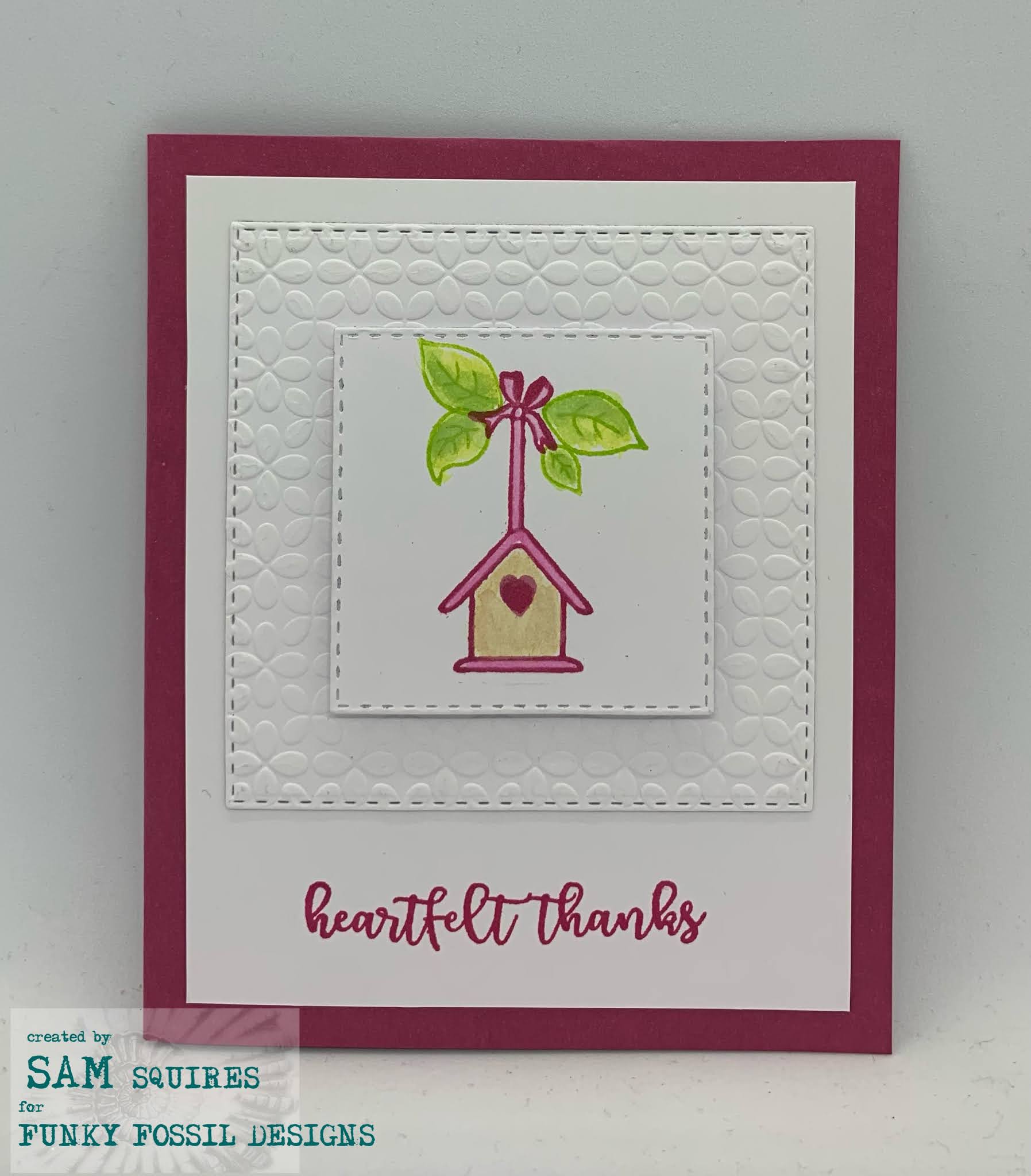 A Crafting Niche: Funky Fossil Designs New Stamp Set "Heartfelt Tree ...