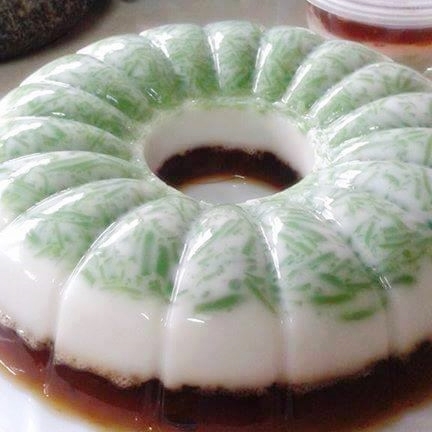 Resepi Pudding Cendol Gula Melaka - Resepi Kek Biskut Raya