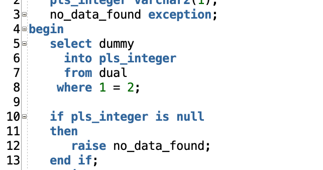 Obsessed with Oracle PL/SQL