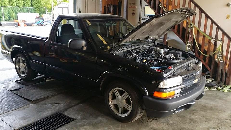 Sloppy Mechanics: tuned a micro powered 5.3 S10 today