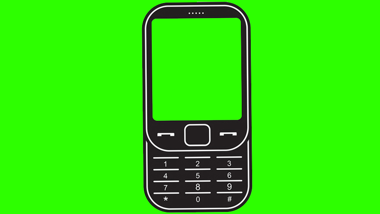 4K Green Screen: All Types of Mobile Frame in Green Screen