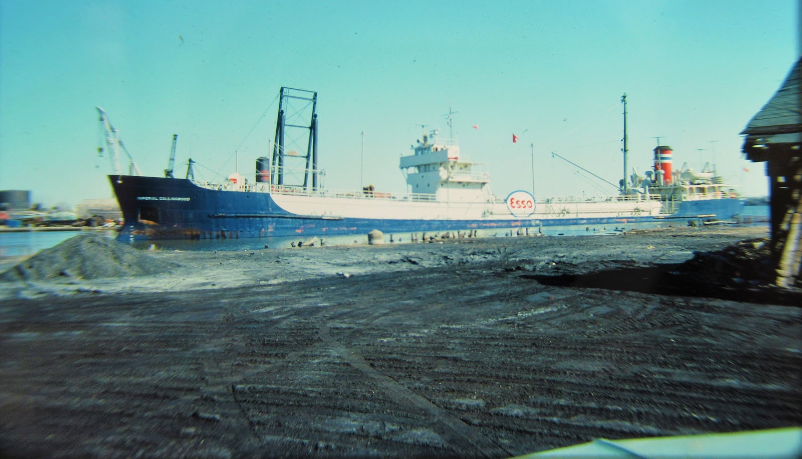 Kingston's Hanley Spur: Imperial Oil Tanker and Bollards