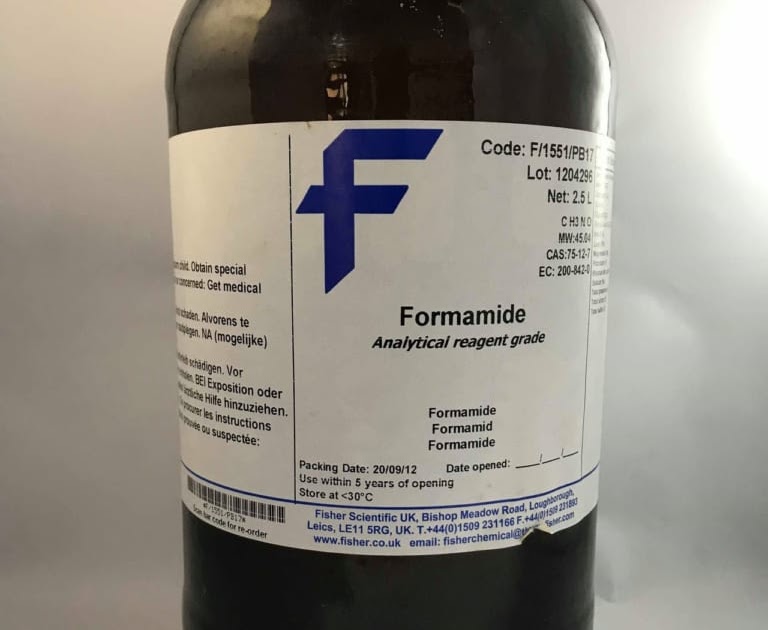 Formamide (AR, Fisher)