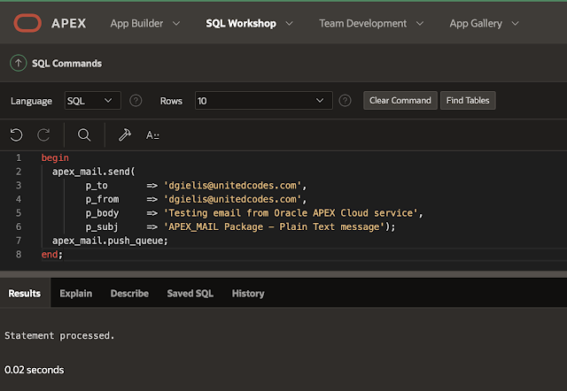 Dimitri Gielis Blog (Oracle Application Express - APEX): Setup and ...