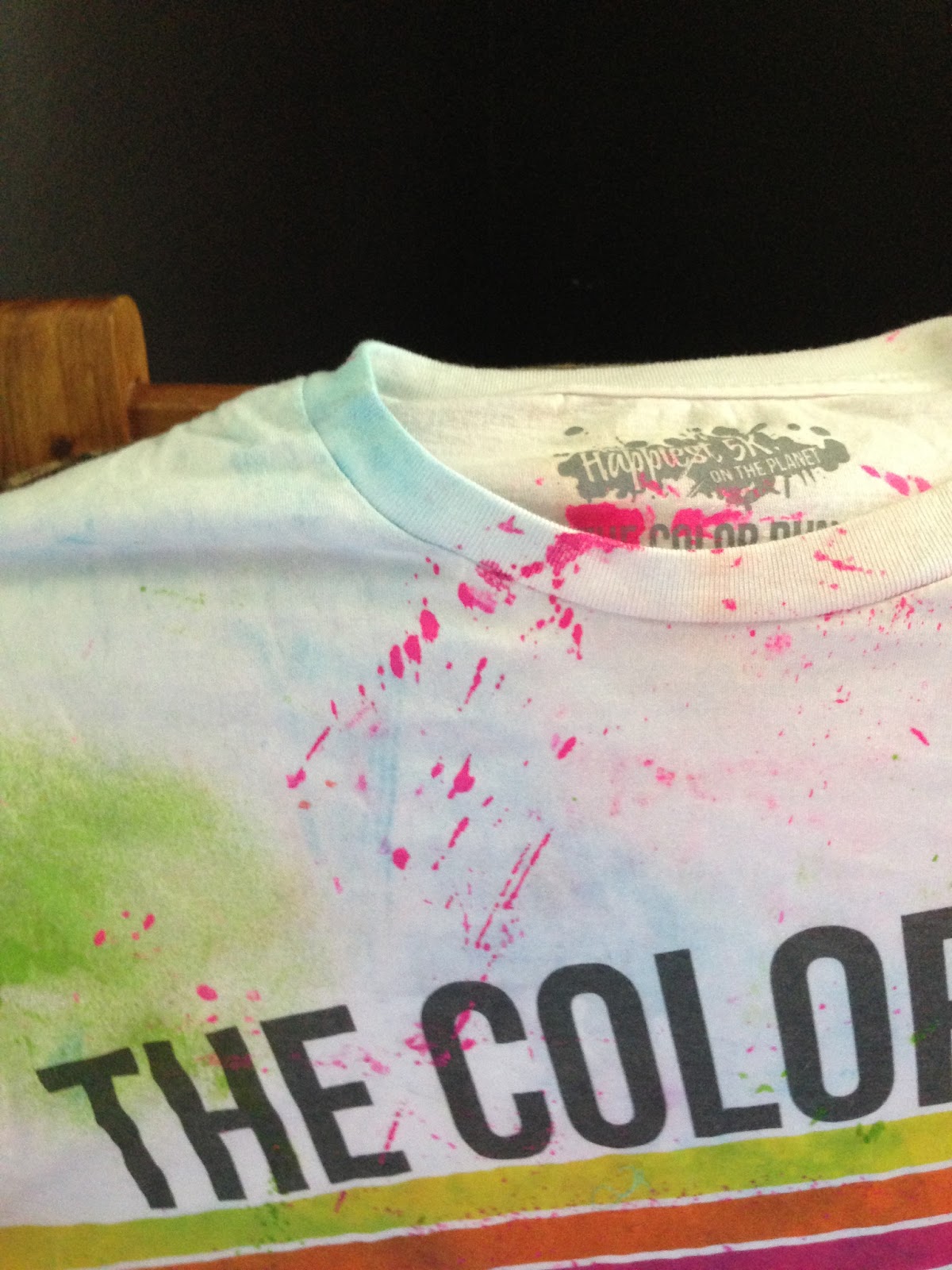 DIY Sunday: Color Run Shirt Preservation / Color Save | The Dabbling ...