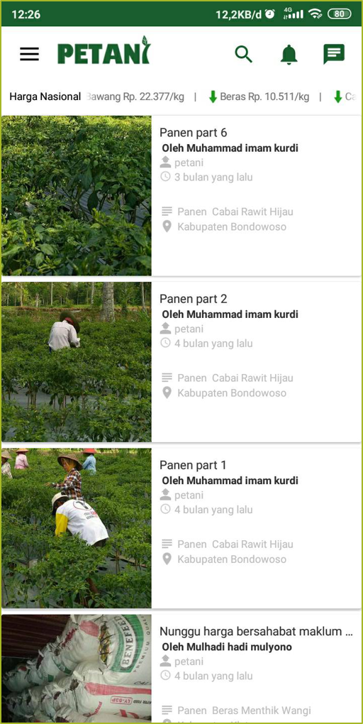 Aplikasi PETANI Solusi Edukasi Pertanian Masa Kini