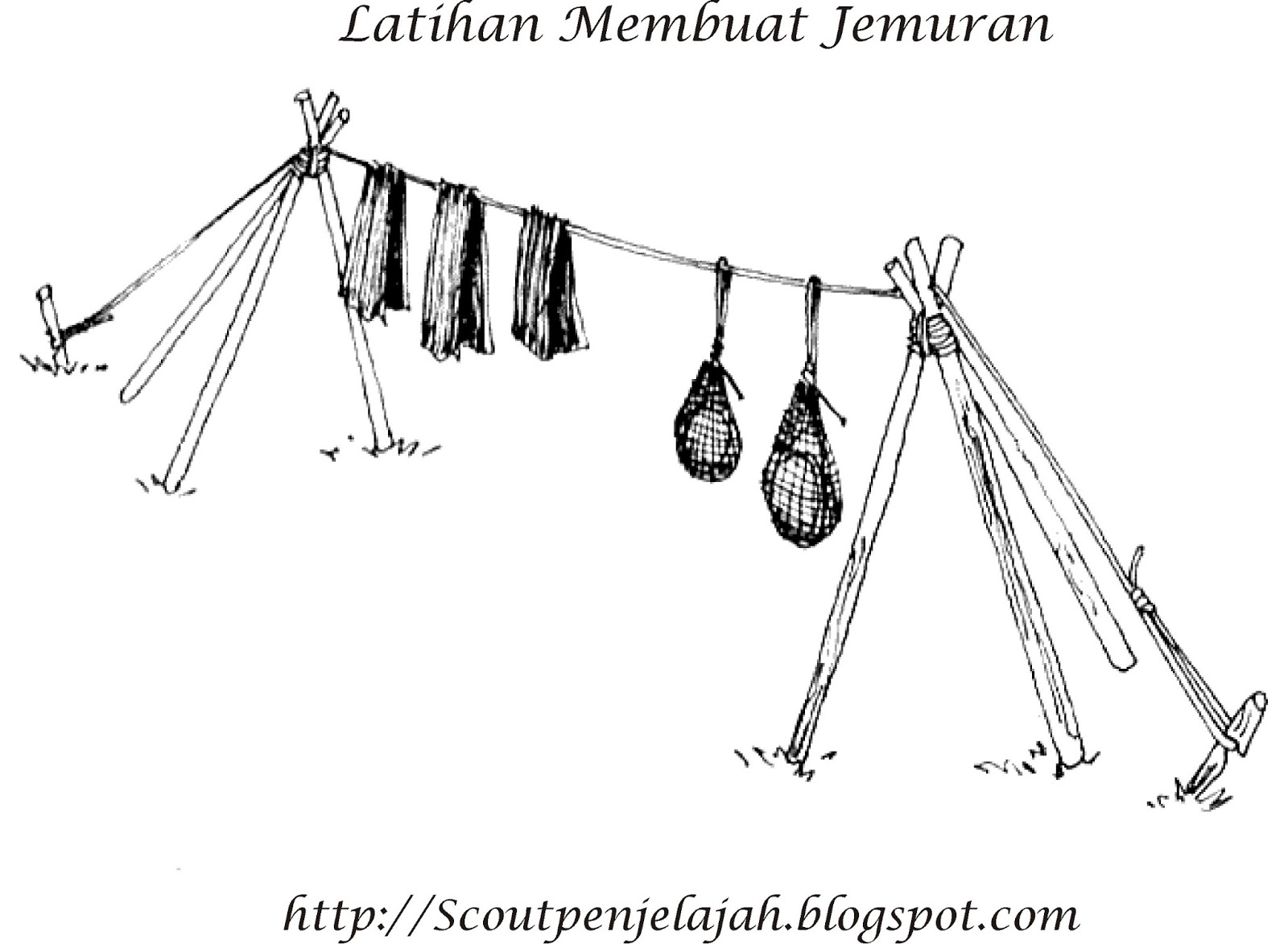 Berlatih Pionering | Penjelajah Pramuka Semkanisa