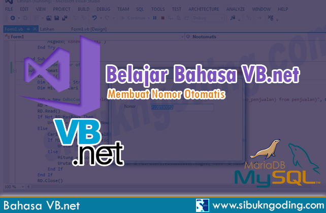 Membuat Nomor Otomatis di Vb.net