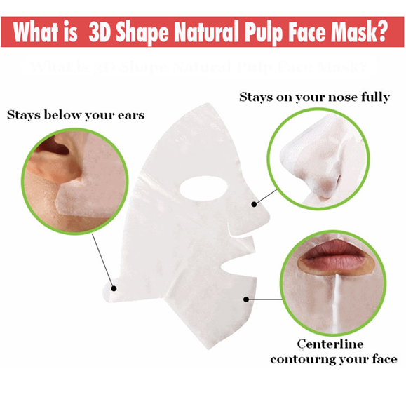 BEAUTY NEEDS: KOREA 3D Shape Natural Pulp Mask - Foodaholic Natural ...