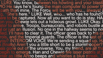 Darth Vader Portrait Made From The Original Star Wars Script [Image ...