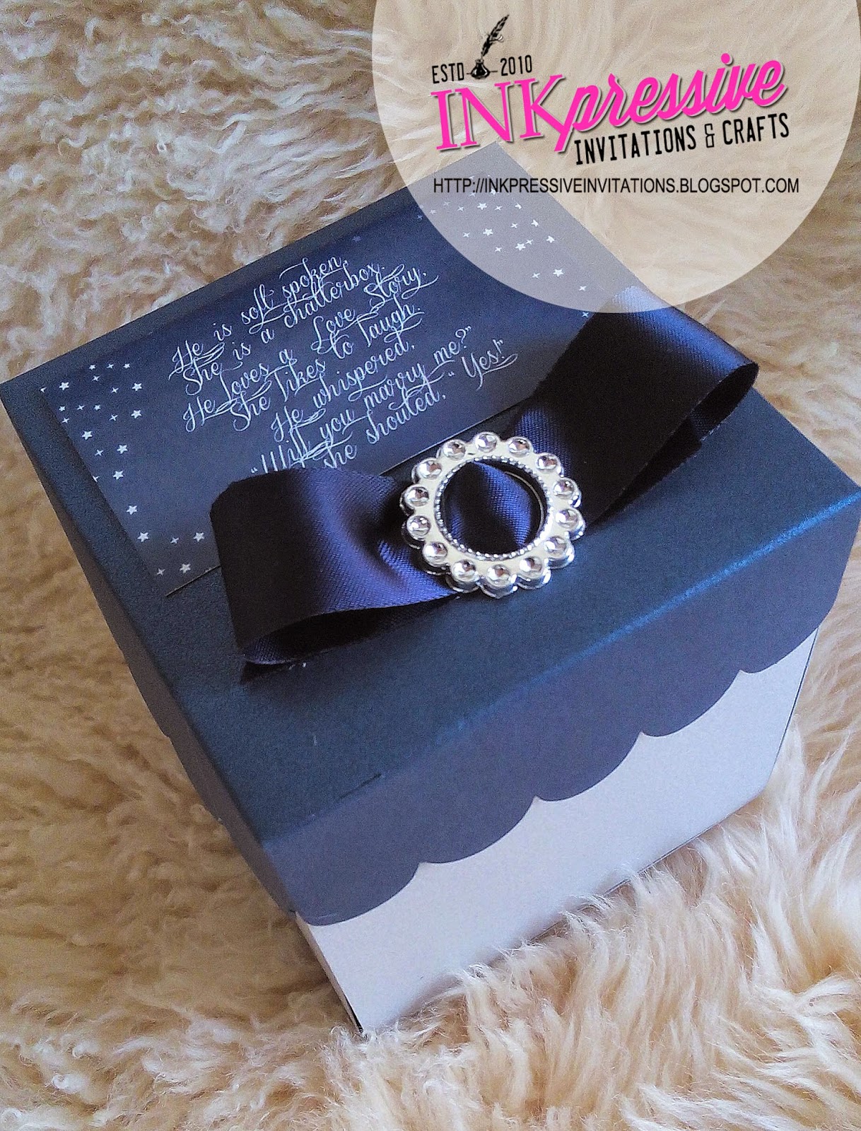 Exploding Box Wedding Invitations