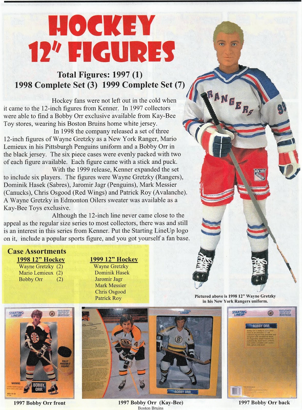 kennerstartinglineup: 1997-1999 Starting Lineup 12' Hockey Archive Pictures